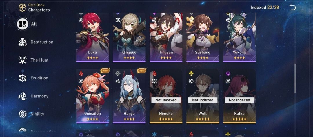 TL 64 Jingliu Honkai Star Rail HSR Account Huohuo Bronya Clara (E6 Lynx ...