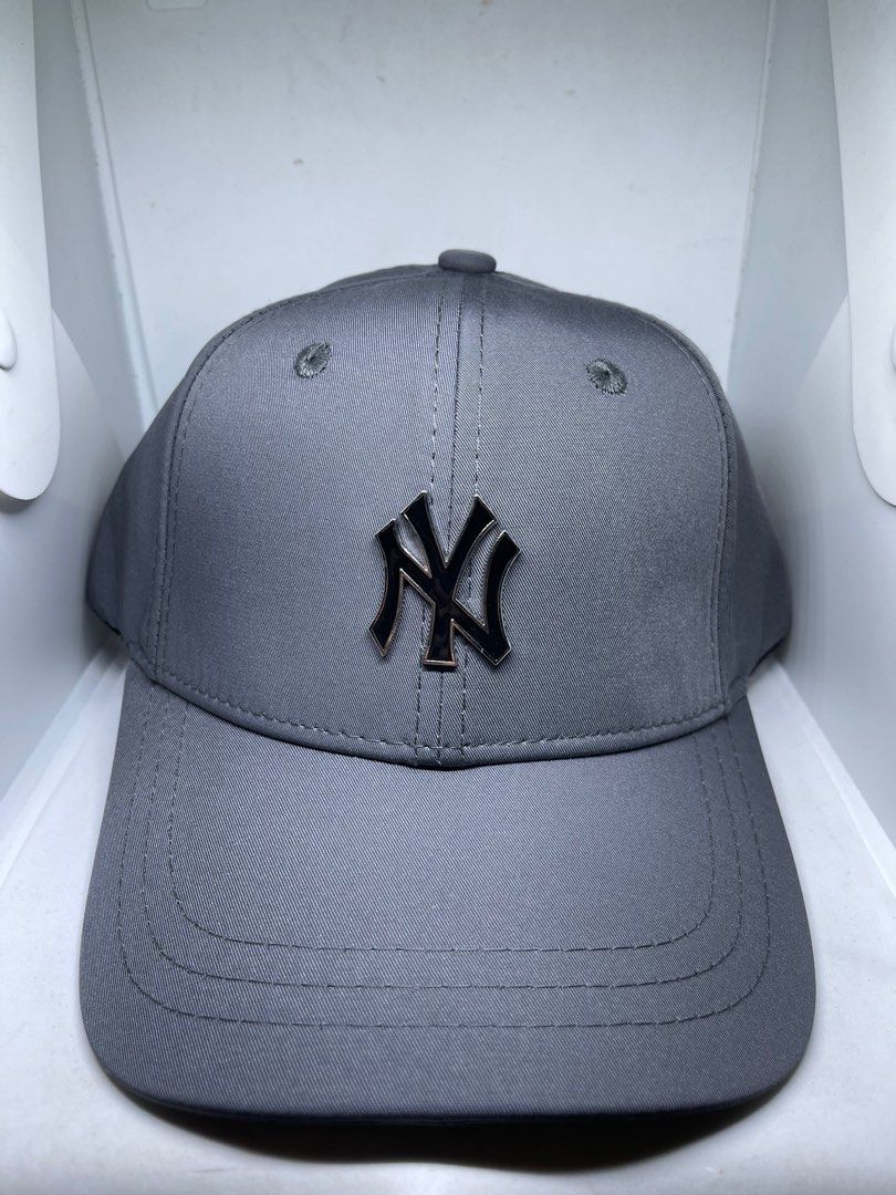 Topi MLB NY Yankees Logo Besi, Fesyen Pria, Aksesoris, Topi di Carousell