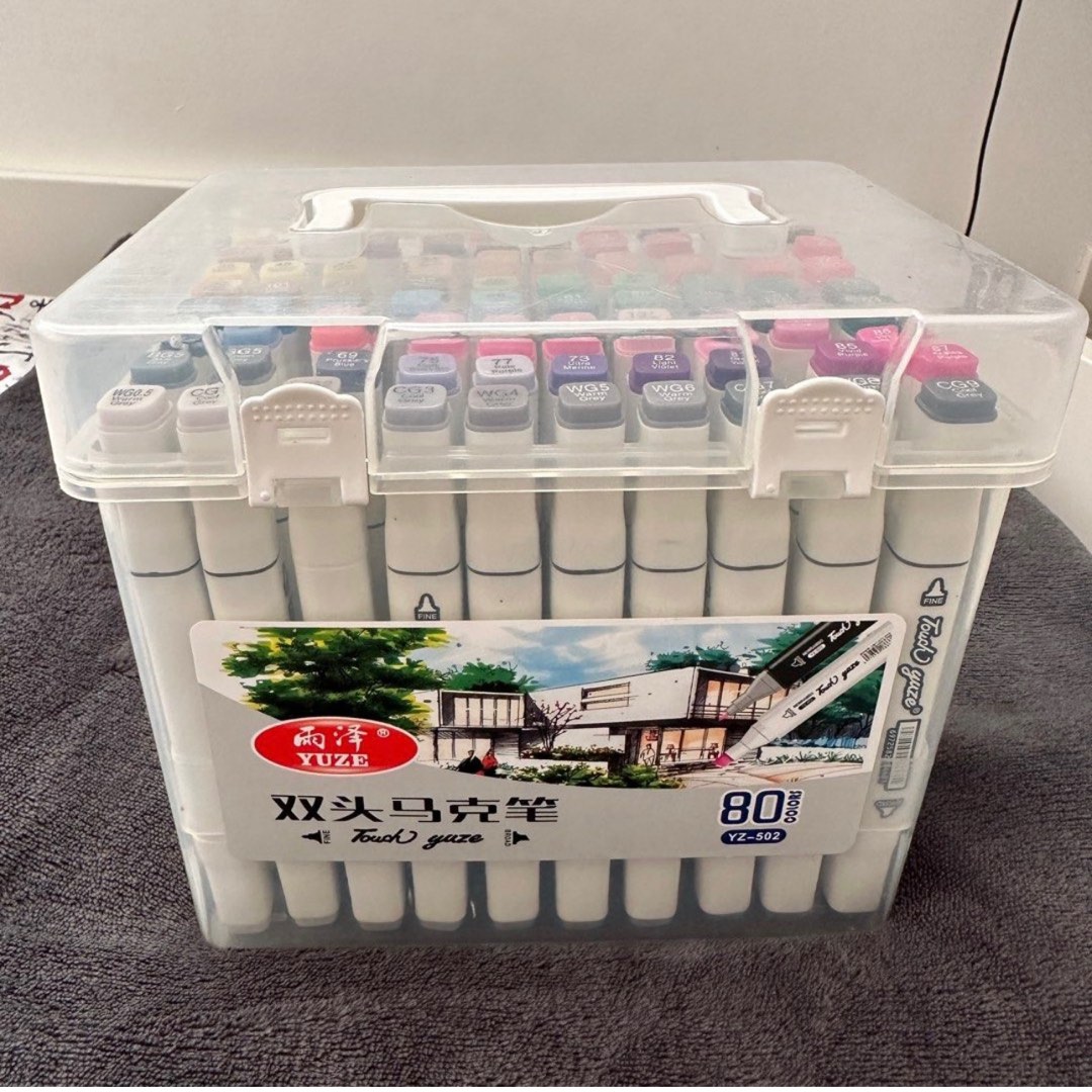 Touch Yuze Water-Based Double Headed Markers, Hobbies & Toys, Stationary & Craft, Stationery ...