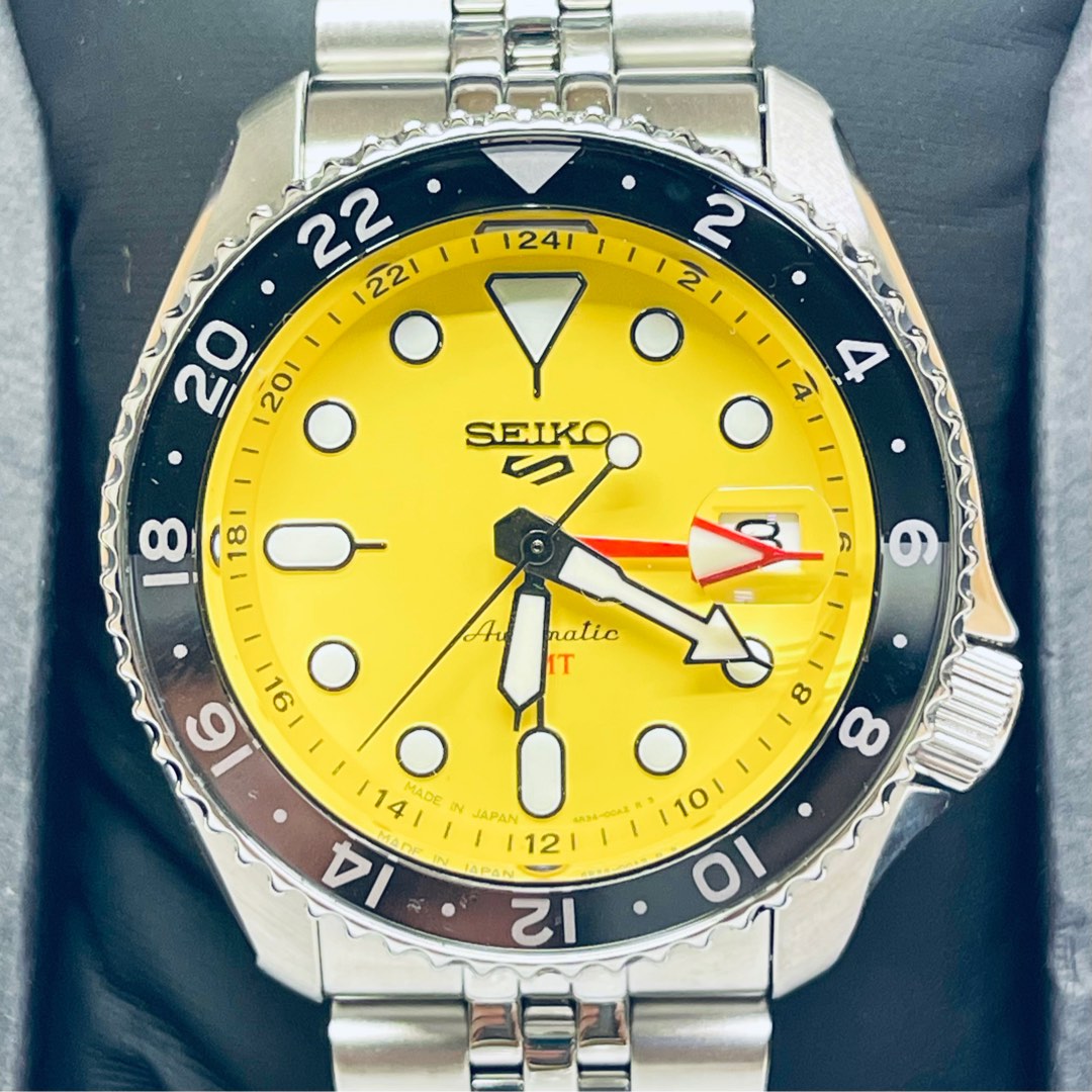 TP-SEIKO 5 SSK017J8 GMT Automatic Men Watch 42mm, Men's Fashion ...