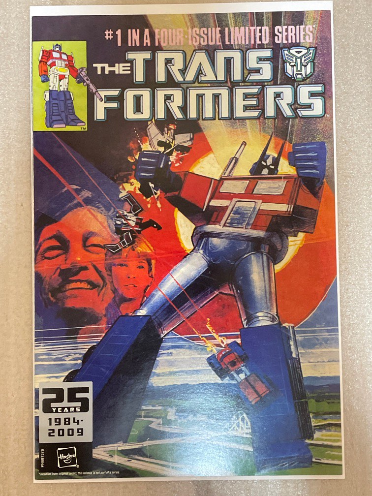 Transformers #1 Reprint (25 Anniversary Edition), Hobbies & Toys, Books ...