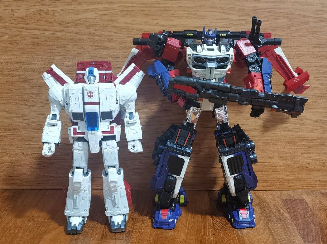 Transformers Xovergen TrailerForce TF-01 MasterArmor and TF-02 GODARMOR ...