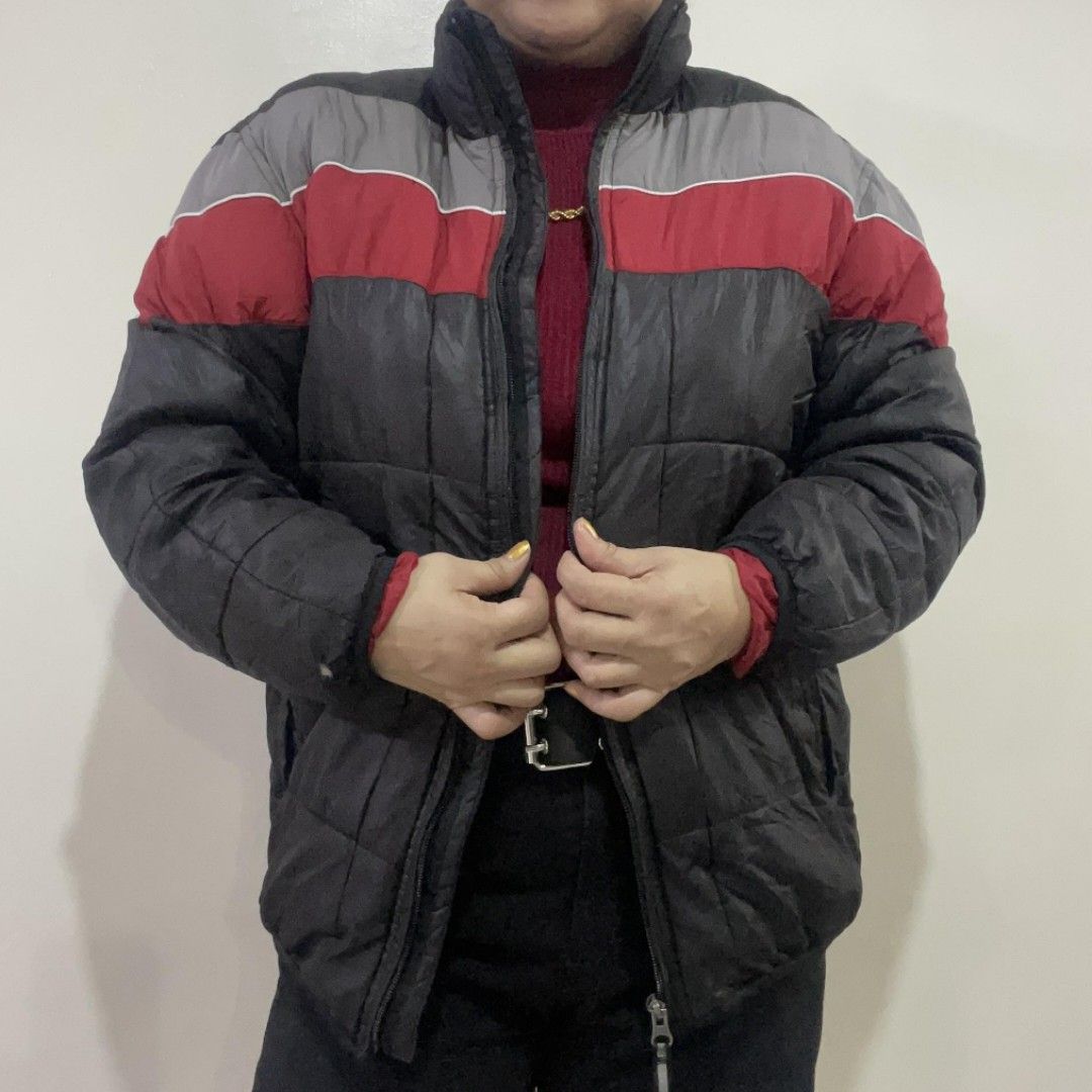 Tri color puffer jacket, Women's Fashion, Coats, Jackets and Outerwear ...