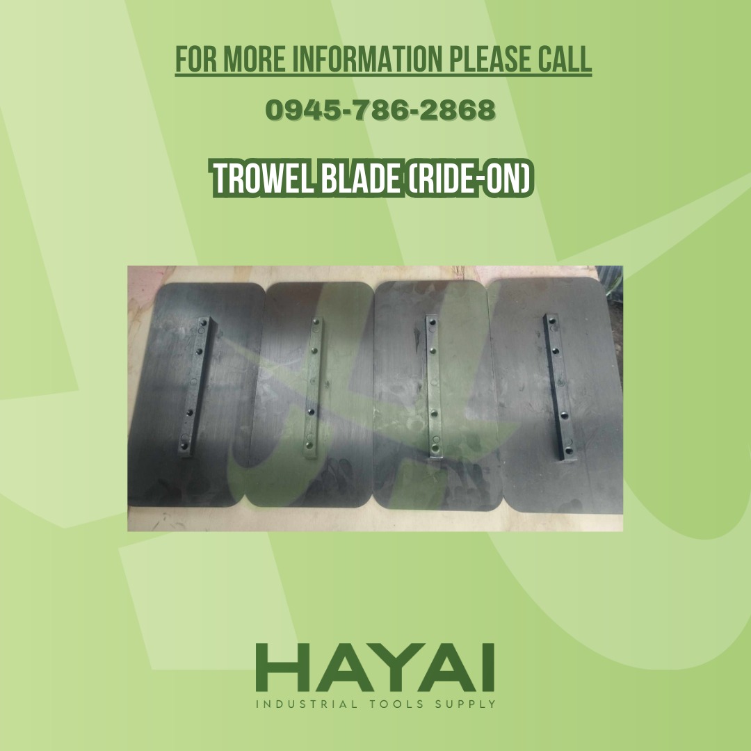 Trowel Blade (Ride-on), Commercial & Industrial, Industrial Equipment ...