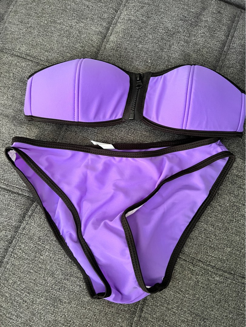 Two piece Swimwear in Purple, Women's Fashion, Swimwear, Bikinis ...