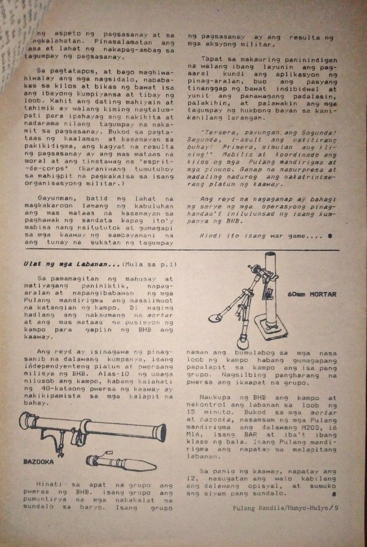 (ULTIMATE RARE) Original 1st Issue of Pulang Bandila Propaganda Paper ...