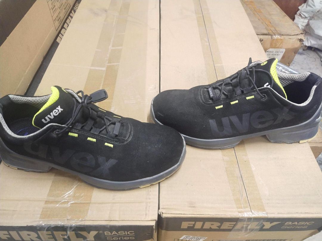 UVEX 1 S1 SRC PERFORATED SAFETY SHOES FOR MEN, Men's Fashion, Footwear ...