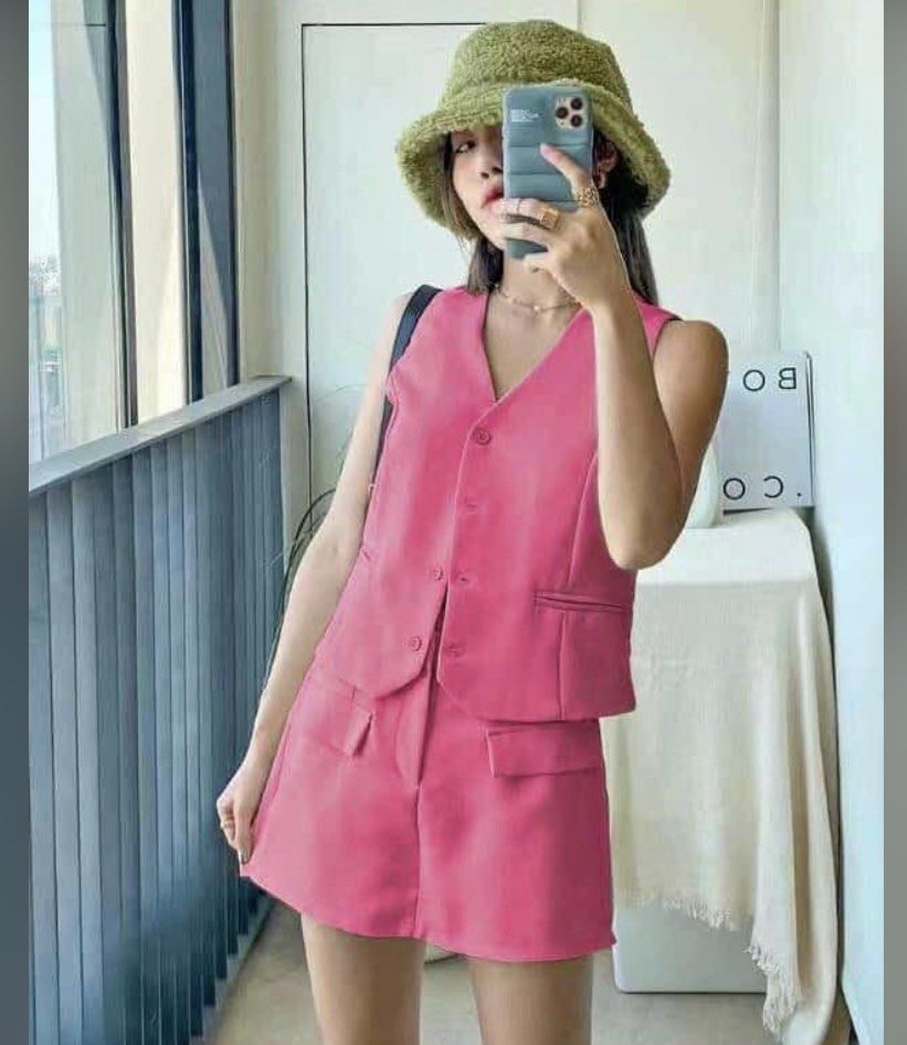 Vest and Skort Set, Women's Fashion, Dresses & Sets, Sets or ...