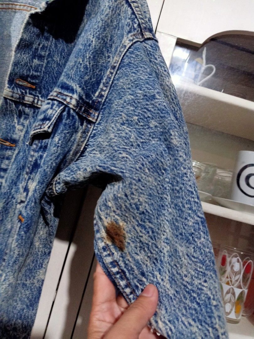 Vintage Acid washed maong jacket, Men's Fashion, Coats, Jackets and ...