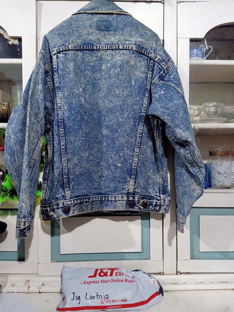 Vintage Acid washed maong jacket, Men's Fashion, Coats, Jackets and ...