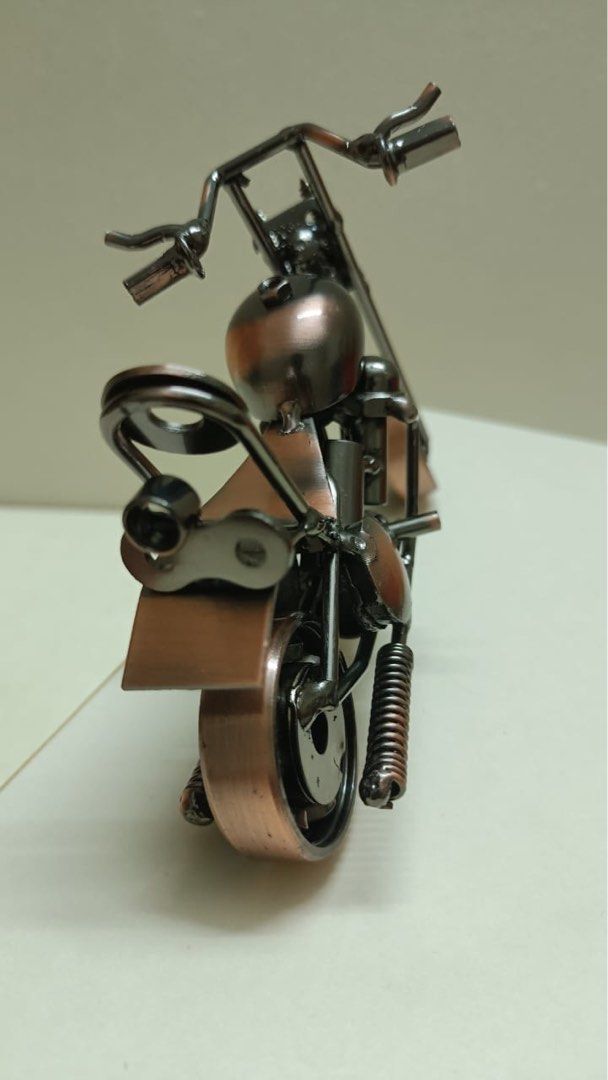 Vintage Handcrafted Iron Motorcycle, Hobbies & Toys, Collectibles ...
