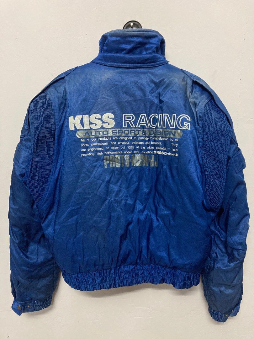 Vintage Kiss Racing Team Jacket, Men's Fashion, Coats, Jackets and ...