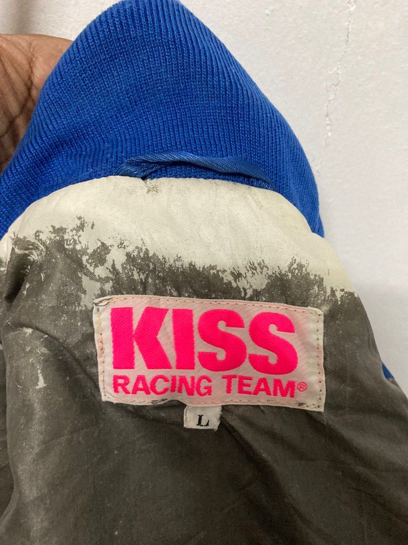 Vintage Kiss Racing Team Jacket, Men's Fashion, Coats, Jackets and ...