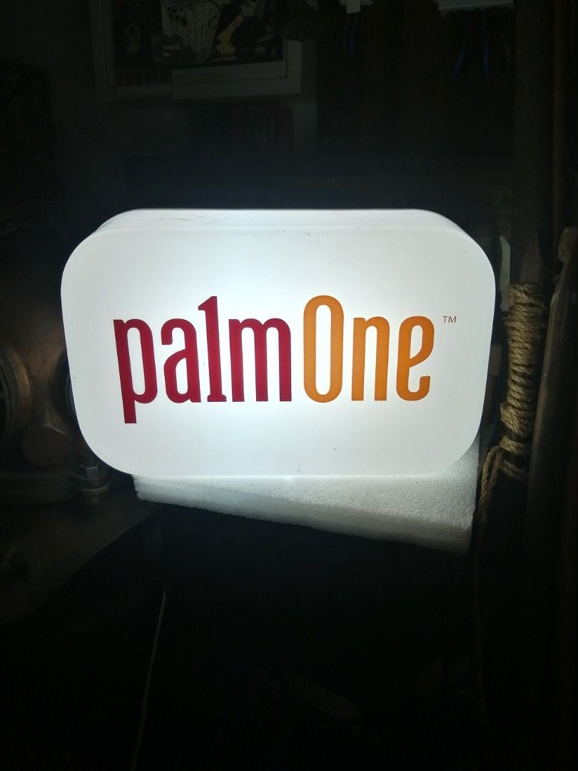 Vintage Palm One Palm Pilot Advertising Light Box Point of Sale Display ...