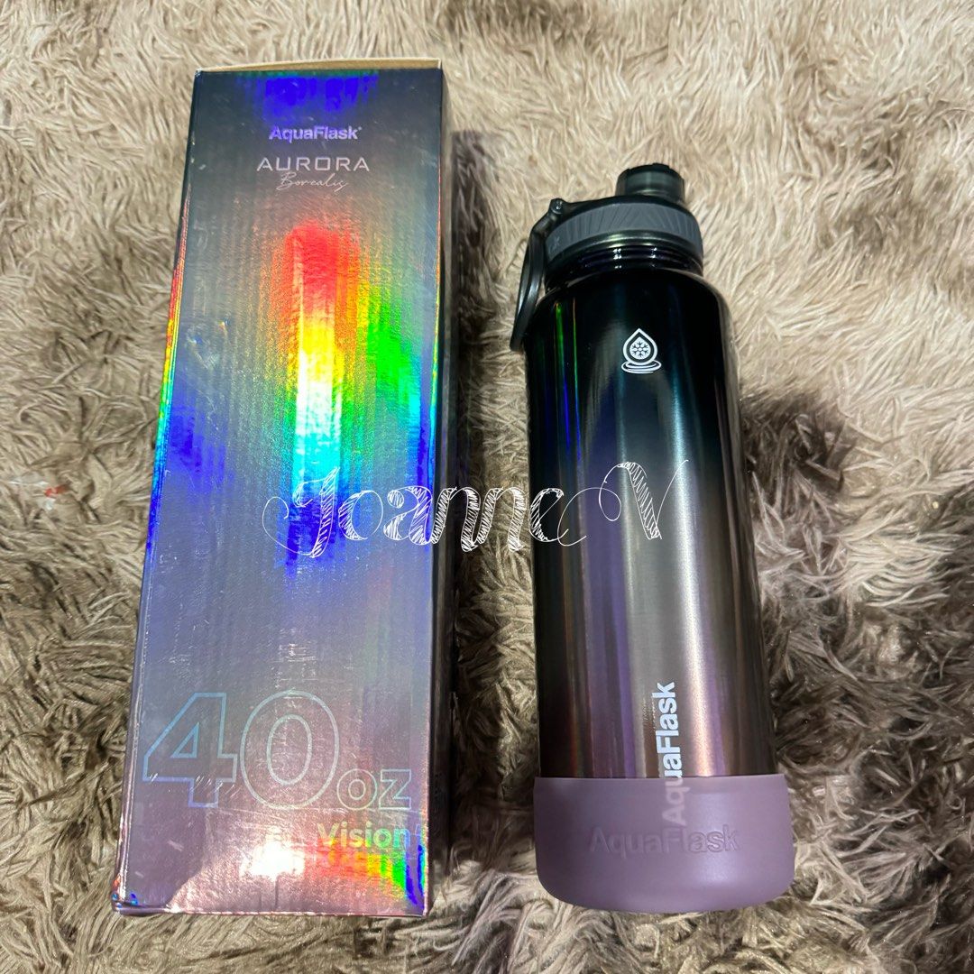 18oz VISION/RADIANCE AURORA BOREALIS AQUAFLASK, Furniture & Home Living ...