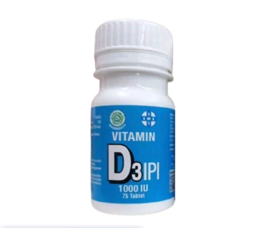 Vitamin D3 IPI Vit 75 tablet, Kesehatan & Kecantikan, Kulit, Sabun ...