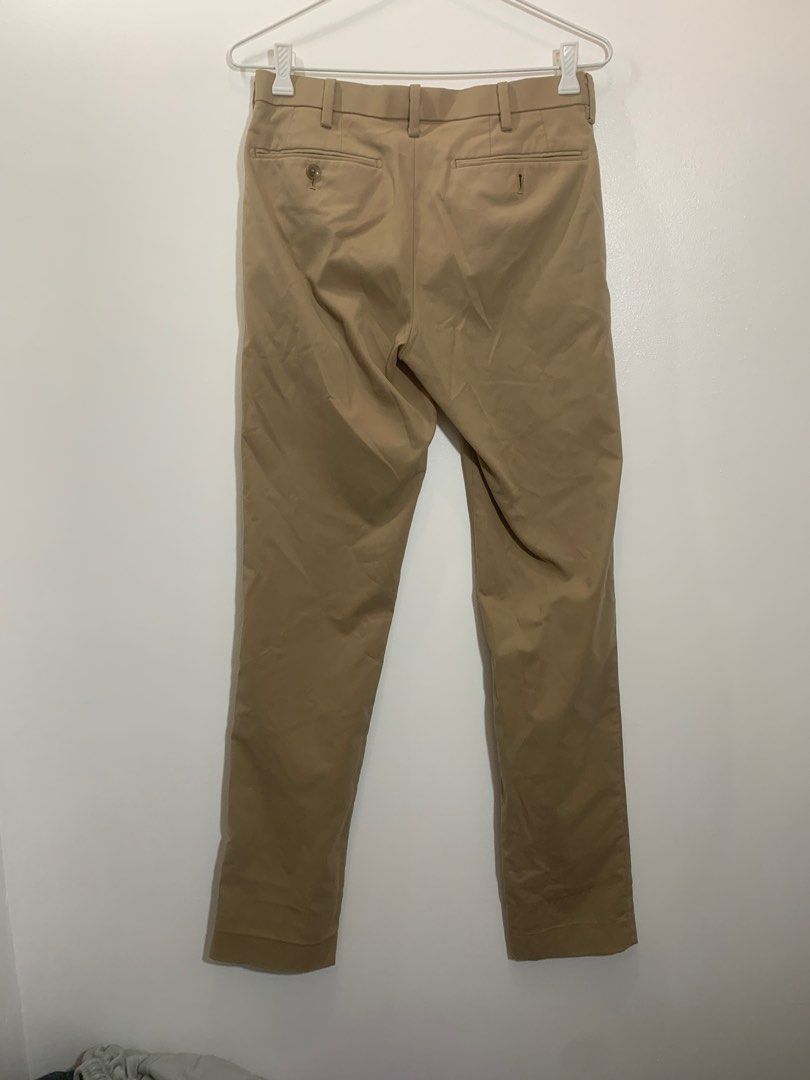 (W: 70cm) UNIQLO Khaki Slacks, Men's Fashion, Bottoms, Trousers on ...