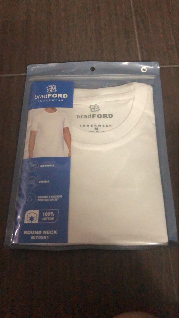 White Branford innwear for men, Men's Fashion, Tops & Sets, Tshirts ...