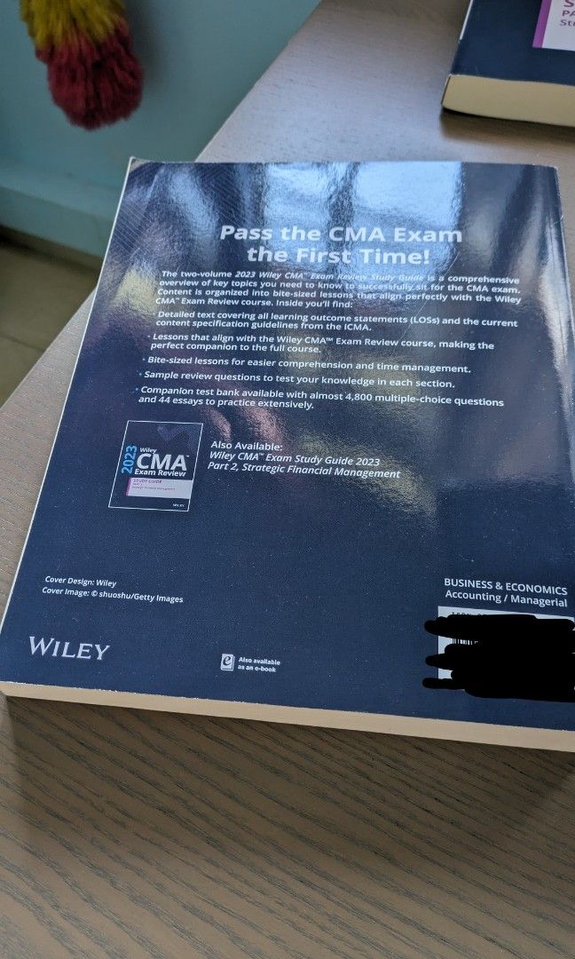 Wiley CMA Exam Review 2023 Study Guide Part 1, Hobbies & Toys, Books ...