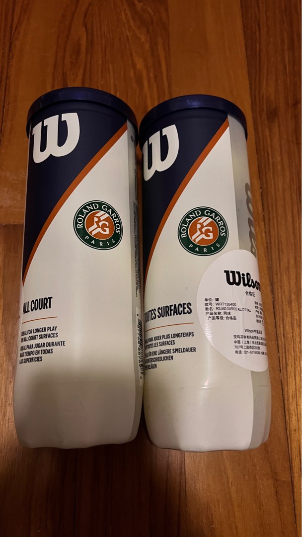 Wilson balls and over grip, Sports Equipment, Sports & Games, Racket ...