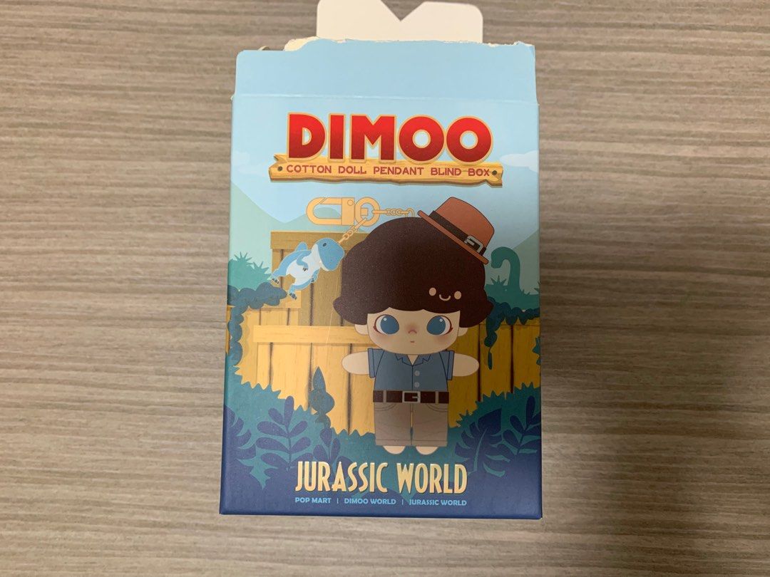 wts dimoo jurassic world cotton doll pendant blind box, Hobbies & Toys ...