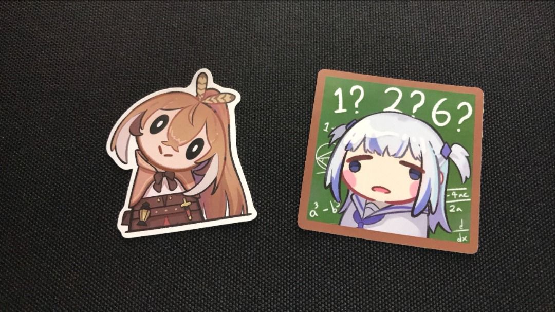 [WTS] Hololive + Nijisanji Stickers (Suisei, Aqua, Towa, Mumei, Gura ...