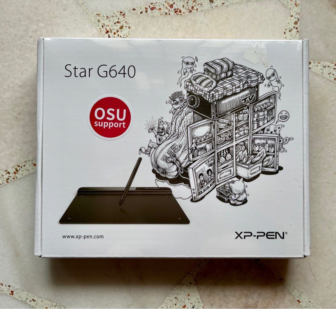 XPPen Star G640 OSU Drawing Tablet (6 x 4"), Computers & Tech, Parts ...