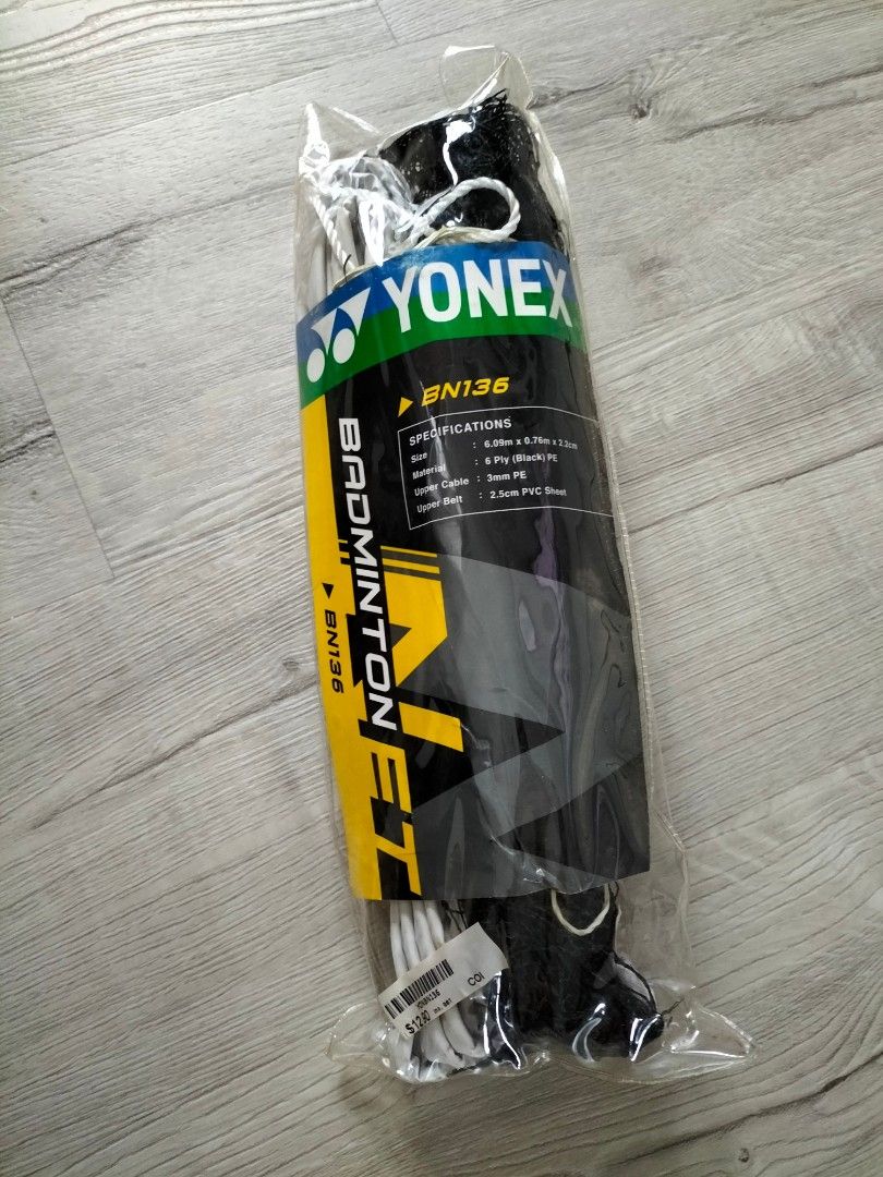 YONEX Badminton Net (BN136), Sports Equipment, Sports & Games, Racket ...