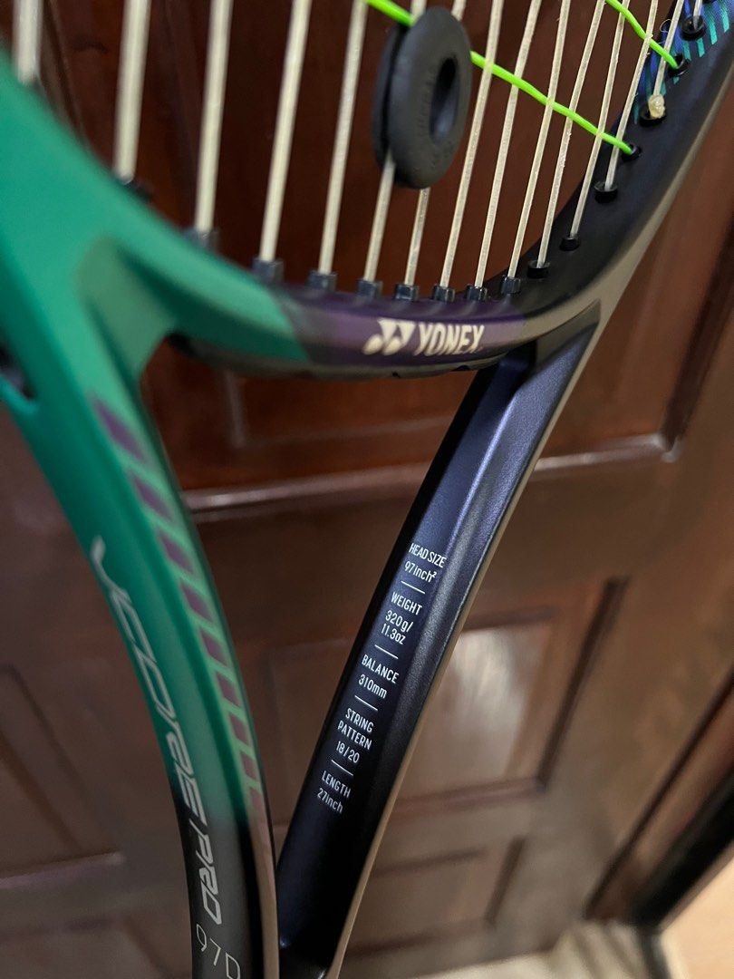 Yonex Vcore Pro 97D / 97 D 2022 Model Tennis Racket, Sports Equipment ...