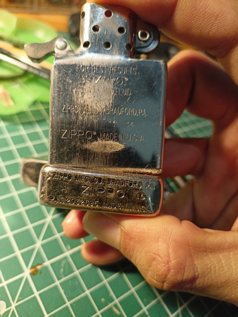 Zippo replika 1941 vintage chrome, Antik, Lainnya di Carousell