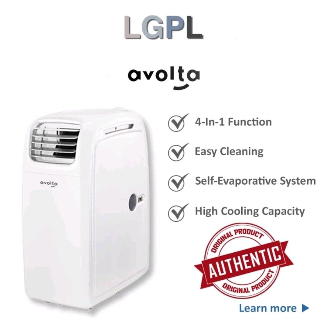 16k BTU Avolta Portable Aircon - A015A-16C, TV & Home Appliances, Air ...