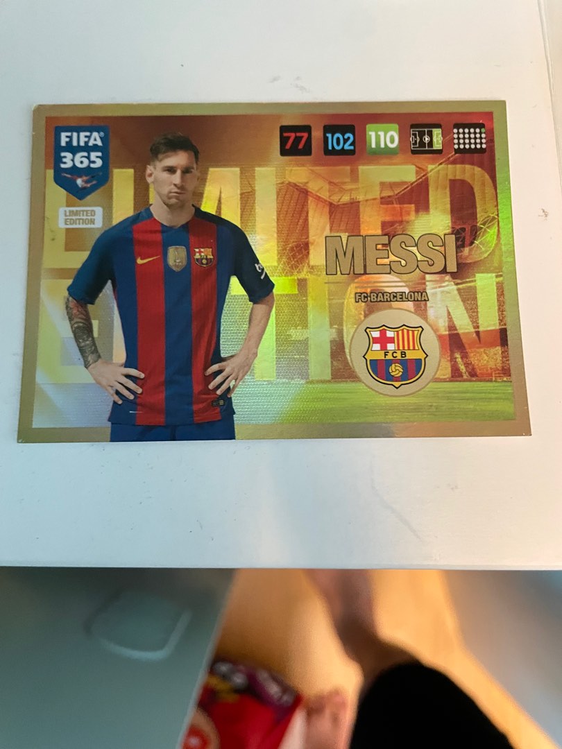 2017 limited edition Messi card, Hobbies & Toys, Memorabilia ...