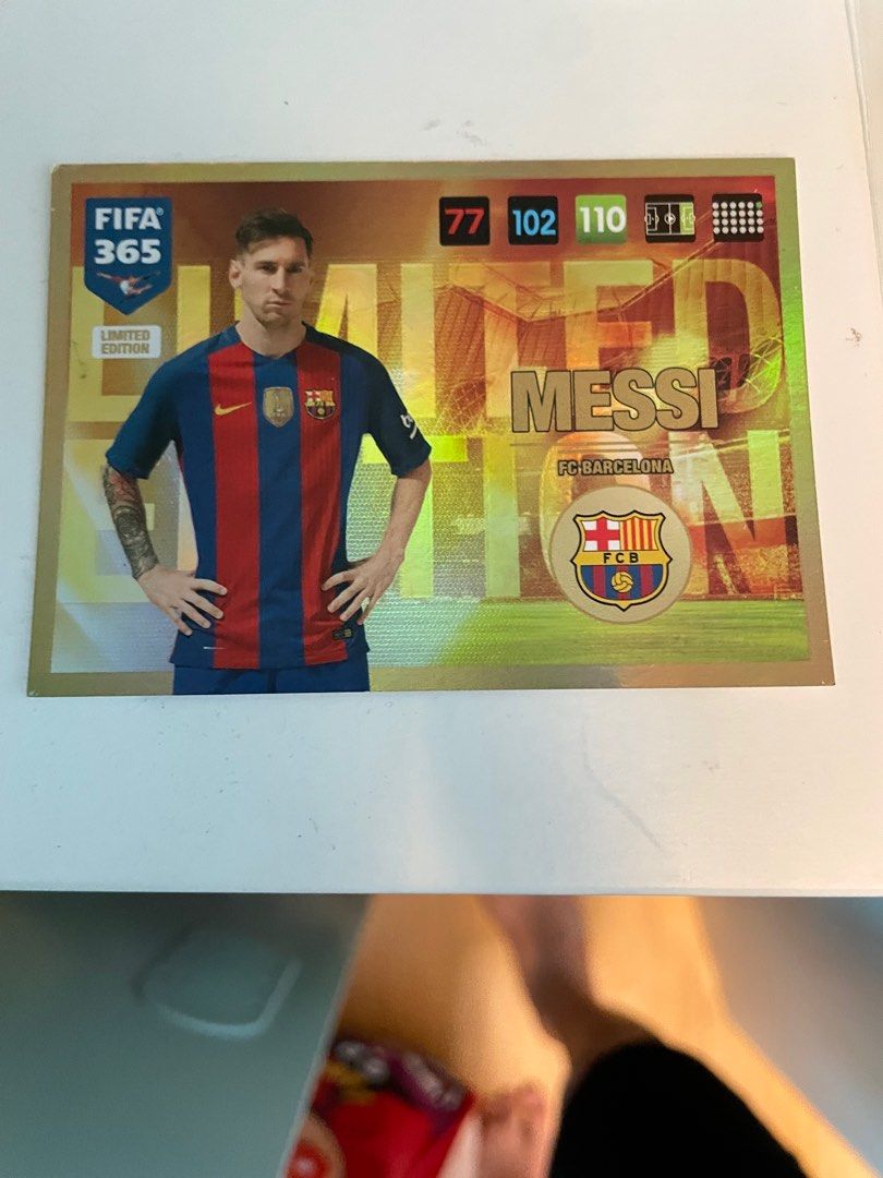 2017 limited edition Messi card, Hobbies & Toys, Memorabilia ...