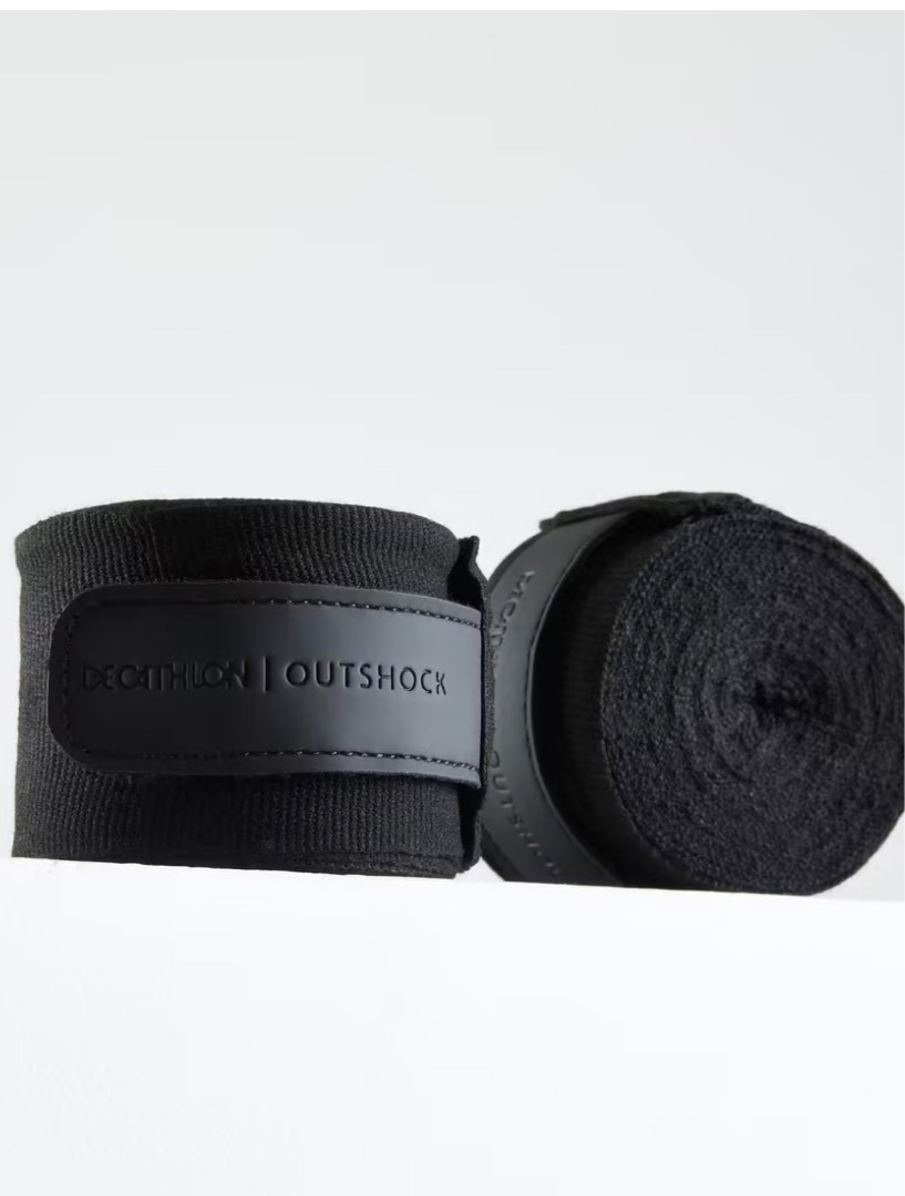 4 Meter Boxing Wraps - Black, Sports Equipment, Exercise & Fitness ...