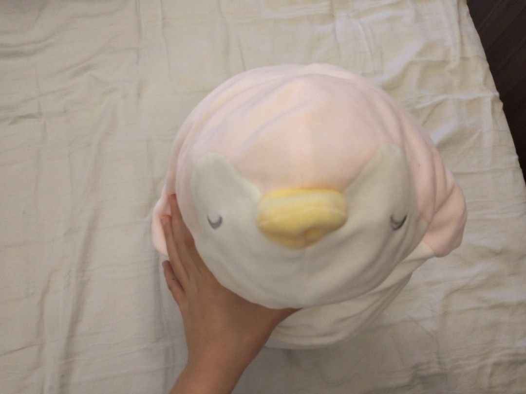 55cm Miniso Pink Penguin plush, Hobbies & Toys, Toys & Games on Carousell