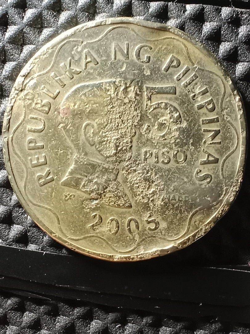 5 piso error overse and reverse 2005 bsp, Hobbies & Toys, Memorabilia ...