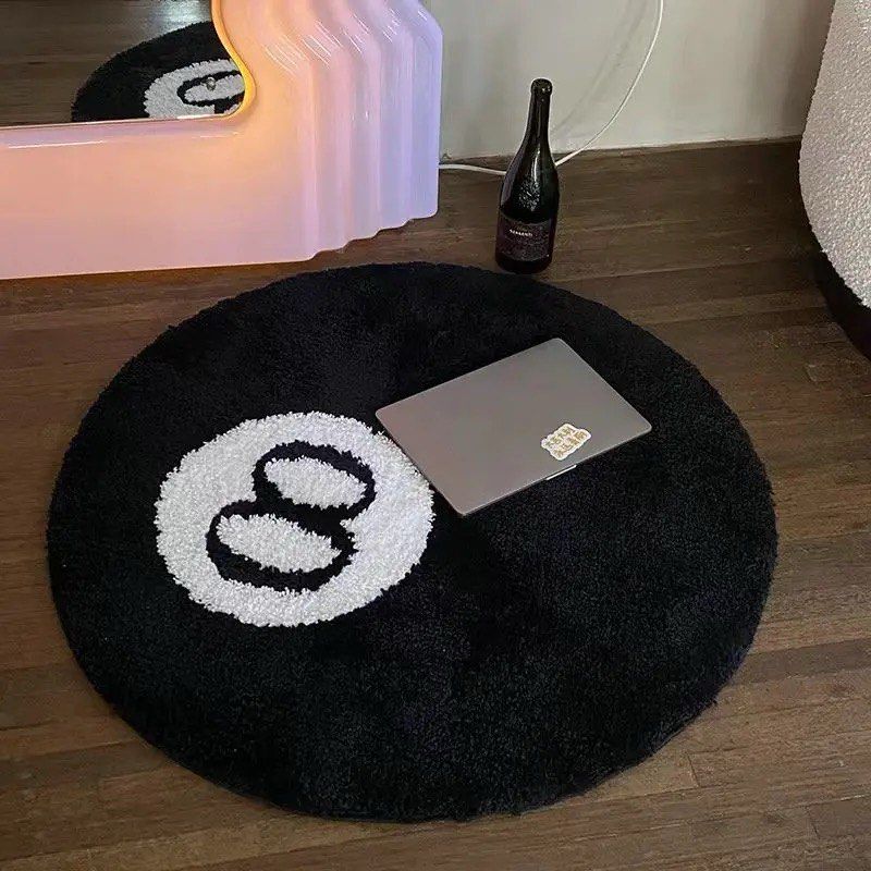 8 Ball / Billiards Tufted Rug (Stussy Inspired) Retro Carpet, Furniture ...