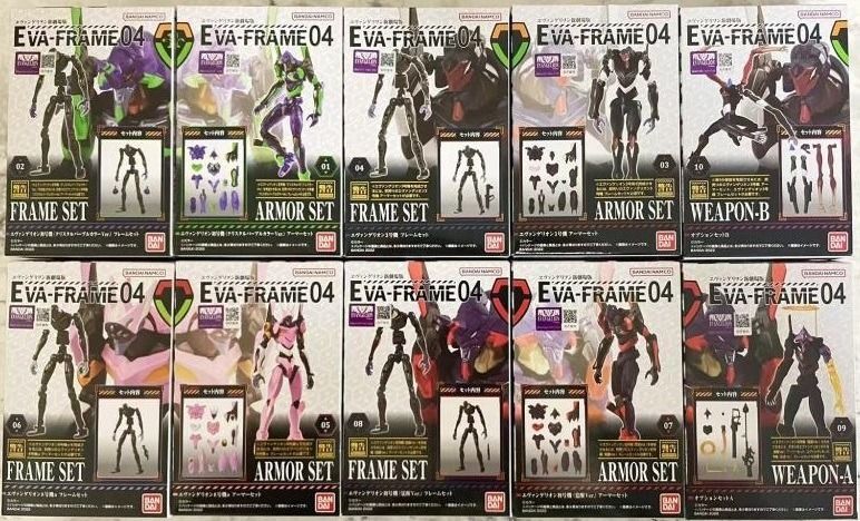 全新 Bandai EVA Frame 04 / EVA Frame (新世紀 福音戰士 新劇場版 Neon Genesis ...