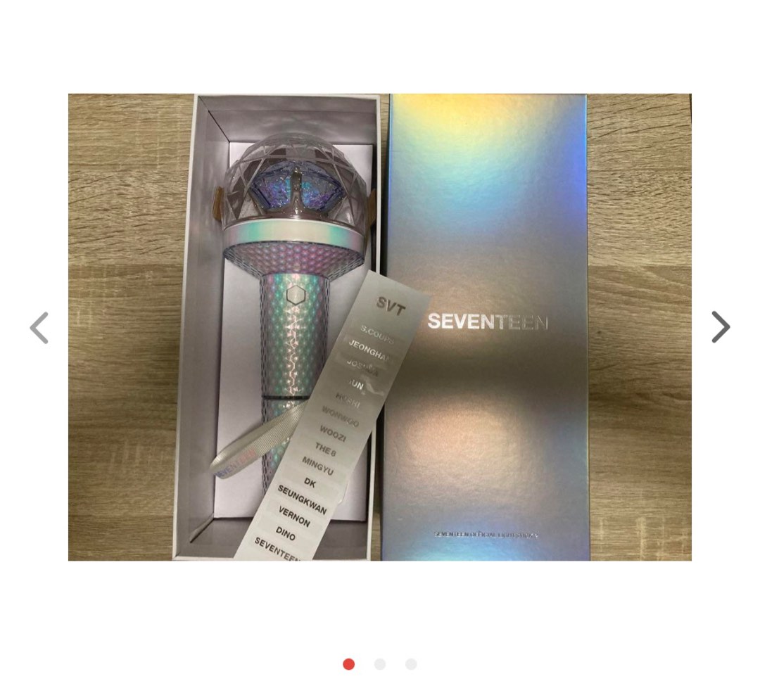 日拍代購 SEVENTEEN二代克拉棒 SVT Lightstick Ver.2, 興趣及遊戲, 收藏品及紀念品, 韓流 - Carousell