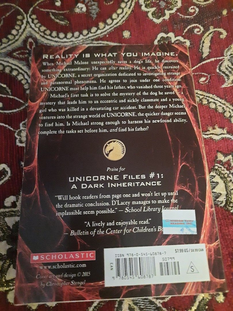 A Dark Inheritance Chris D.Lacey, Hobbies & Toys, Books & Magazines ...