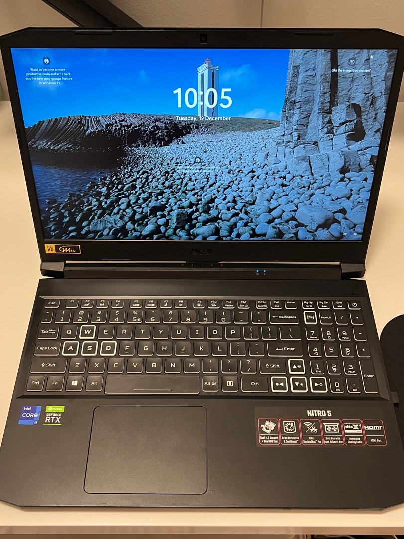 Acer Nitro 5 i9-11900H|RTX3070|FHD144 Hz|16GB RAM|1TB SSD|Powerful ...