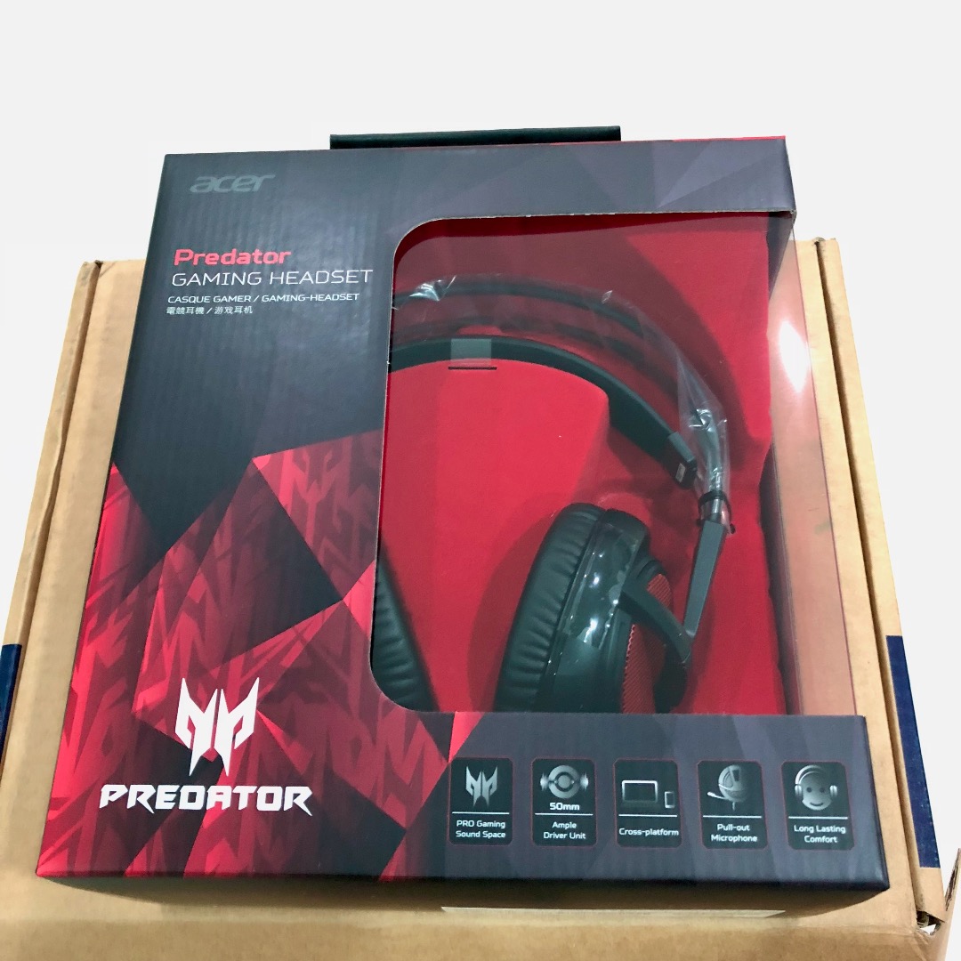 Acer x Steelseries Predator Gaming Headset, Audio, Headphones ...