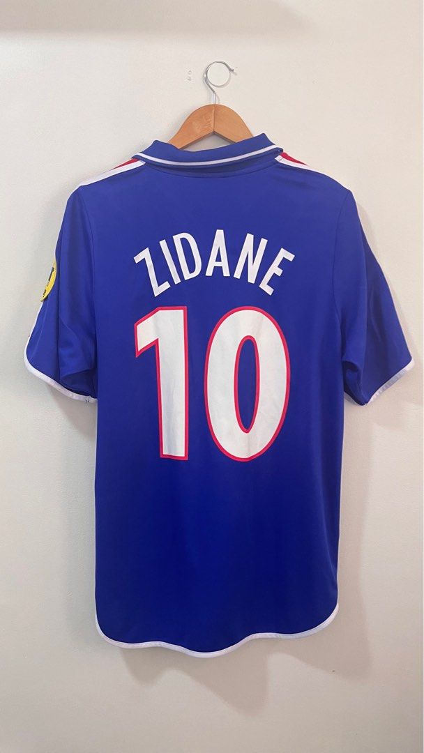 Adidas | Official Zinedine Zidane France Jersey, Men's Fashion, Tops ...