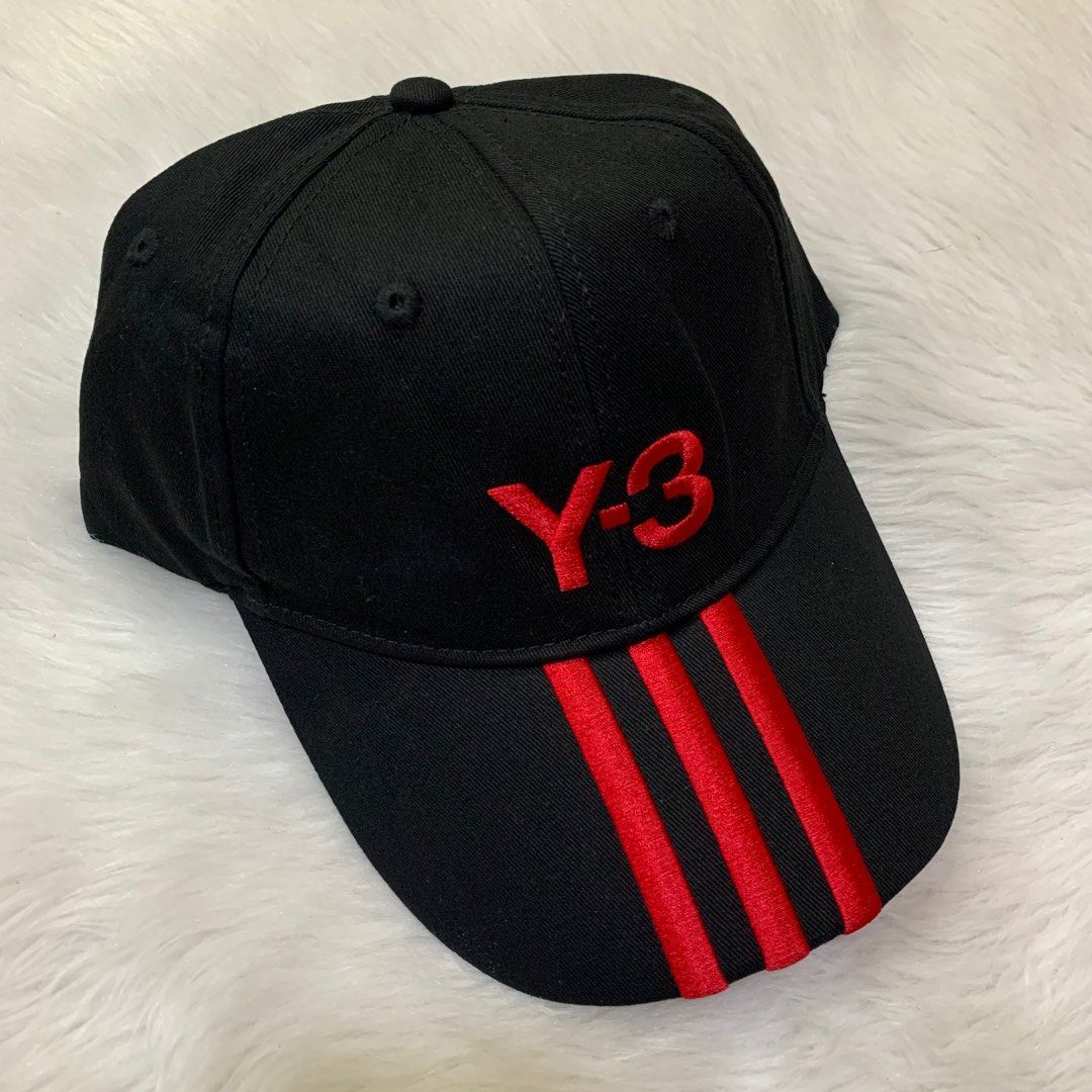 adidas y3 stripes cap, Men's Fashion, Watches & Accessories, Caps ...