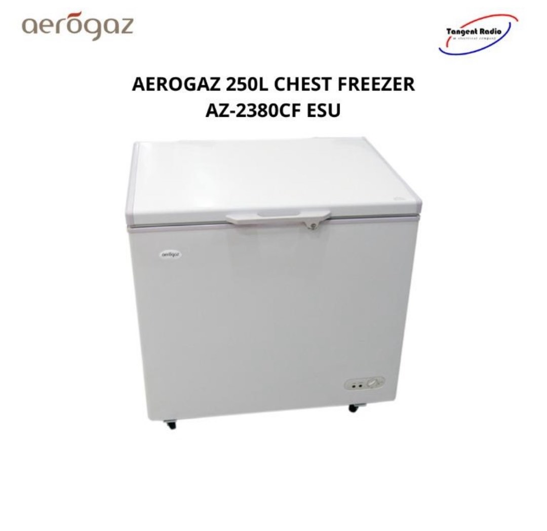 Aerogaz 250L, chest freezer, 2380CF, TV & Home Appliances, Kitchen ...