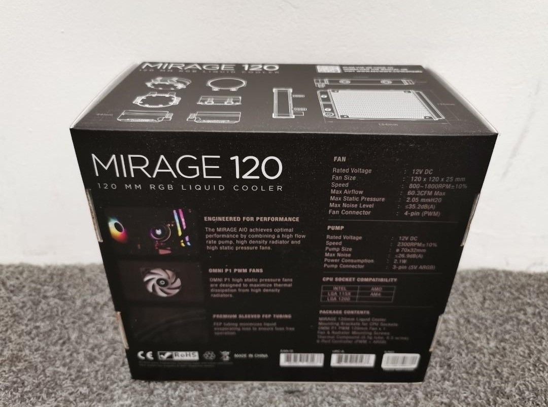 AIO Mirage 12 Liquid Cooling, Computers & Tech, Parts & Accessories ...