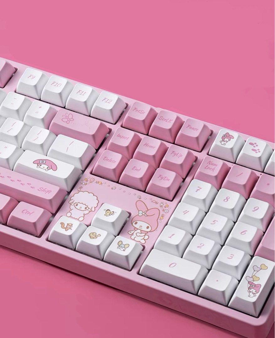 AKKO MY MELODY SANRIO KEYBOARD / LAPTOP / PC TYPE C wired keyboard ...