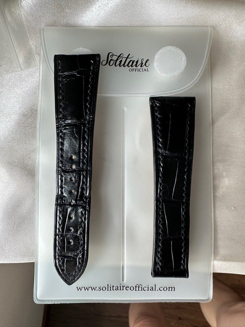 Alligator skin watch strap for Cartier Tank Must, Luxury, Watches on ...