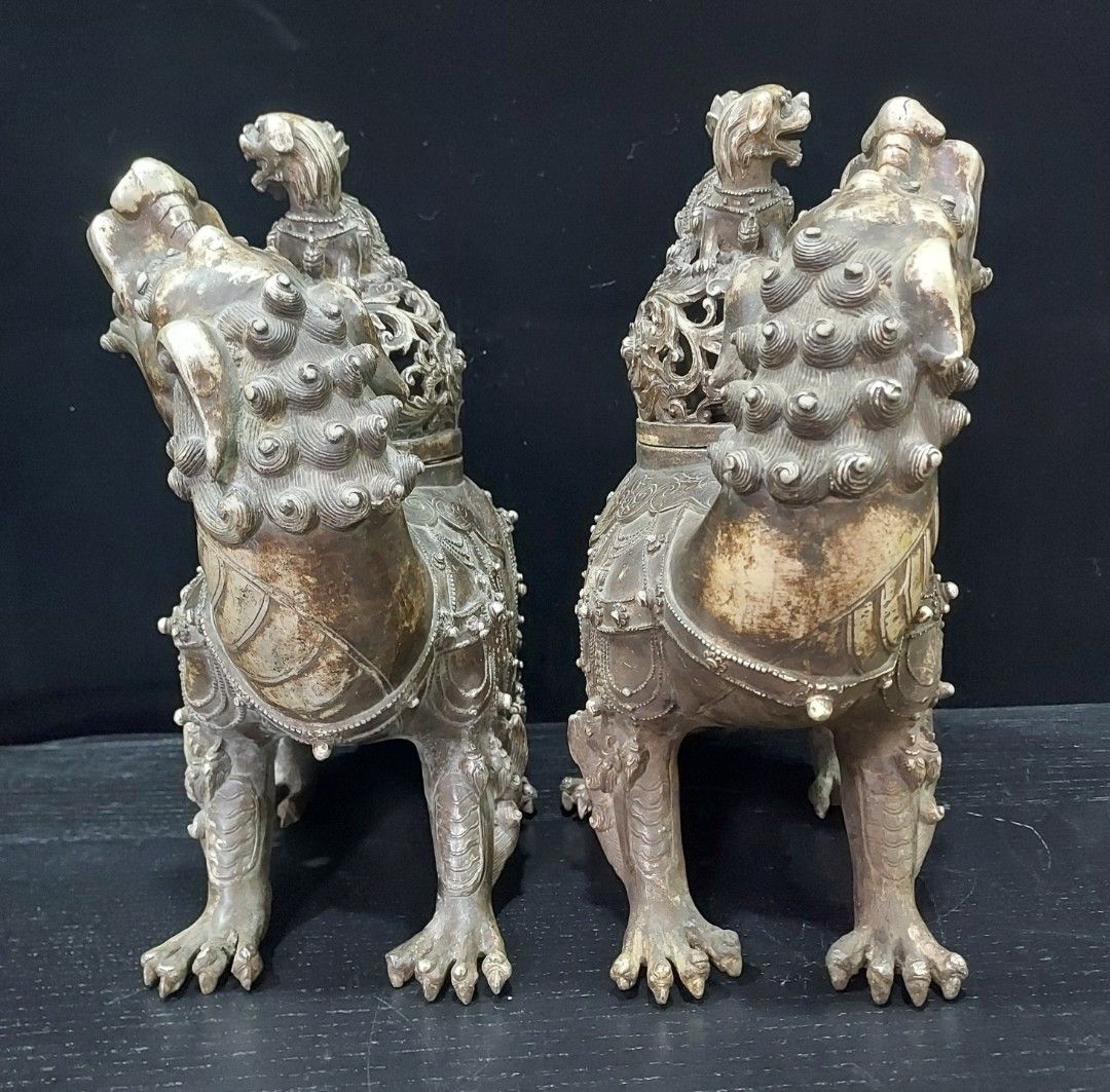 Antique Auspicious Animals Incense Bruner, Hobbies & Toys, Memorabilia & Collectibles, Vintage ...