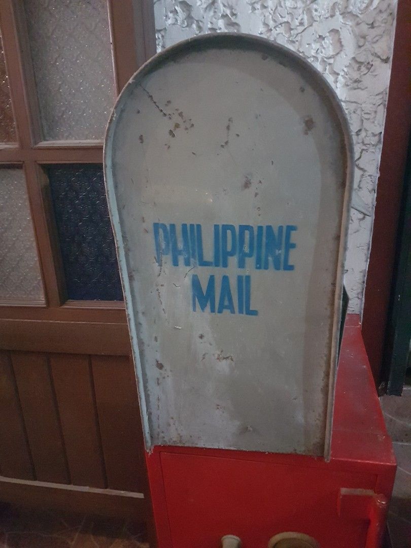 Antique PHILIPPINE POST OFFICE MAILBOX VINTAGE POSTAL LETTER BOX ...